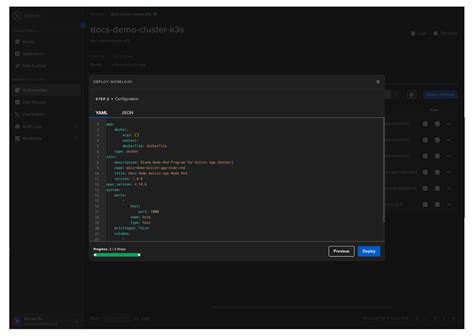 Deploying A Workload Kelvin Documentation