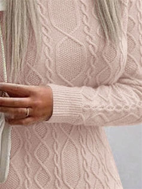 Rochie Midi Tricotata Sofia Roz Pudra Iuliashop