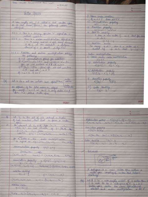 vector spaces pdf