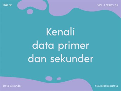 Perbedaan Data Primer Dan Data Sekunder
