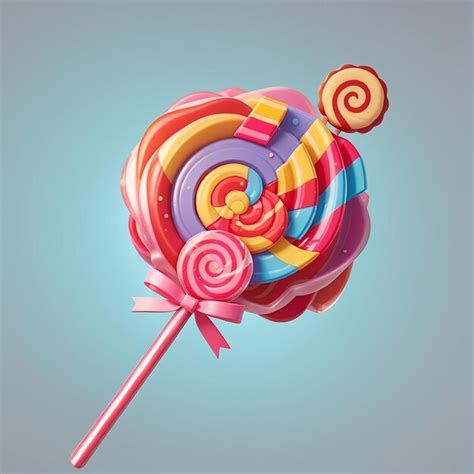 premium photo candy wrapper cartoon vector icon illustration food object icon concept isolated