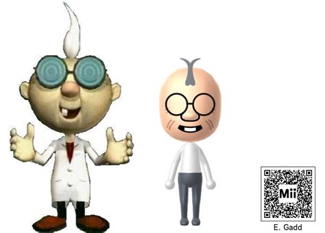 Nintendo Mii Professor E Gadd By Supercaptainn On Deviantart