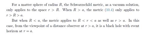 Solved 101 Static Spherically Symmetric Solution For A