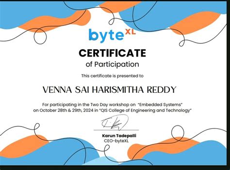 Venna Sai Harishmitha On Linkedin Bytexl Qiscet