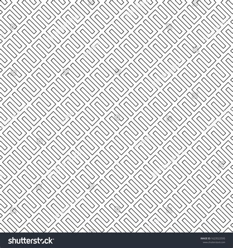 Seamless Vector Curves Pattern Figures Backdrop Stock Vector Royalty Free