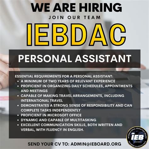 deepthi parab on linkedin 🔊 we are hiring for personal assistant 💫