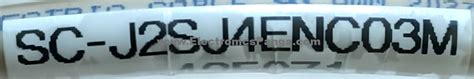 Mitsubishi Sc J2sj4enc03m 12 Inch Encoder Conversion Cable W28 Star
