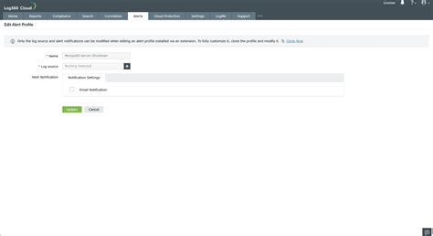 Configuring Mongodb Extension In Log360 Cloud