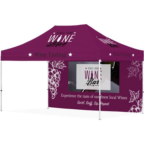 Ovation Sublimated Gazebo 45m X 3m 1 Long Full Wall Skin Best Clothing