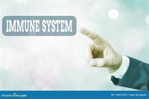 Handwriting Text Writing Immune System Concept Meaning Host Defense