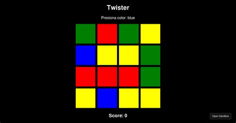 Twister Codesandbox