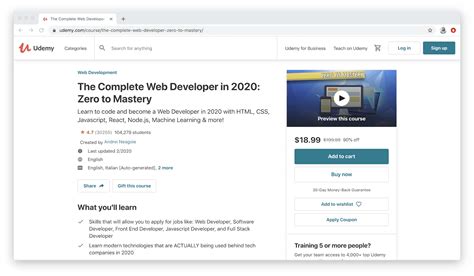 The 30 Best Udemy Courses For Web Development 2020 Guide