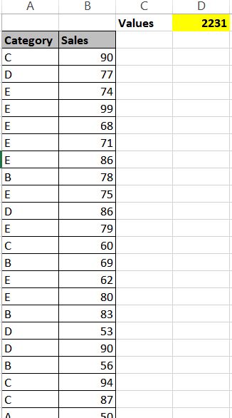 Get The Sum Of Filtered Data In Excel Analytics Tuts