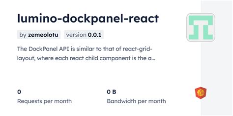 Lumino Dockpanel React Cdn By Jsdelivr A Cdn For Npm And Github