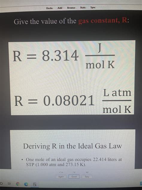 Gas Constant