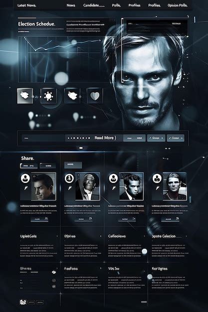 Interactive Layout Web With Hover Animation Effect Innovativ Inspired Political Web Layout Idea