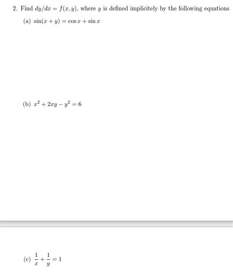 Solved How Do You Solve Question 2 All Parts Showing All Chegg Com