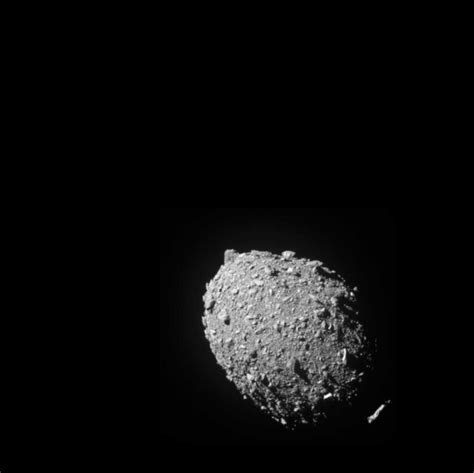 Photos Of The View From NASA S DART Spacecraft As It Crashed Into An Asteroid NPR