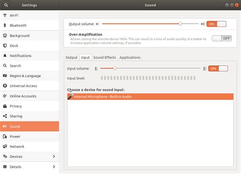 Sound Internal Microphone Not Working In Ubuntu Ask Ubuntu