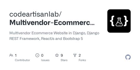 Github Codeartisanlabmultivendor Ecommerce Website In Django Django
