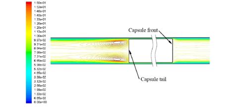 Streamlines At Capsule Both Edges W In Kg S Download Scientific