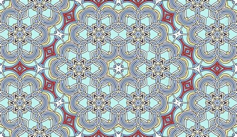 Seamless Circular Vector Pattern Background And Lace Technique