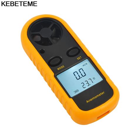 1 Pc Anemometer Digital Lcd Cfmcmm Thermo Anemome Grandado