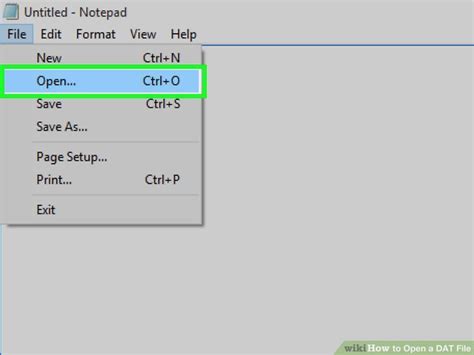3 Ways To Open A DAT File WikiHow