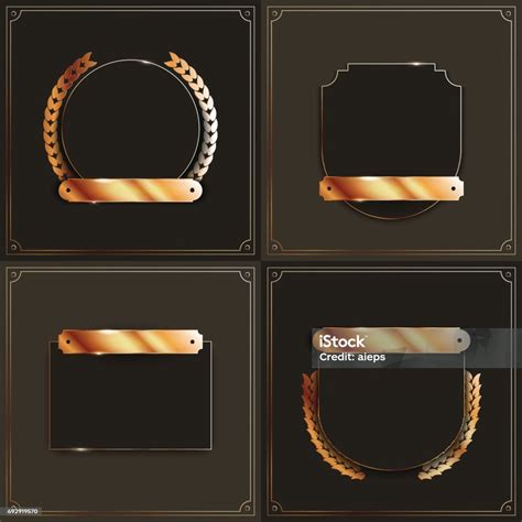 텍스트 그림 또는 사진에 대 한 프레임입니다 빈티지 인사말 카드 벡터 템플릿입니다 레트로 럭셔리 초대장 로얄 인증서입니다 빈티지 배경 빈티지 프레임입니다 금 금속에 대한