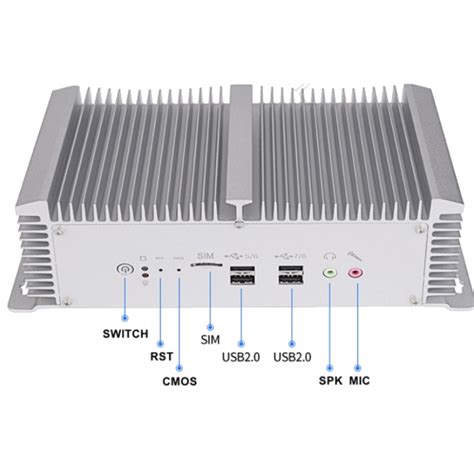 Industriel Embedded PC med RS Blæserløs USB porte med SIM sokkel til G og G