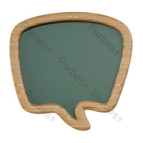 bubble dialog 3d rendering realistic decors and 3d models psd free