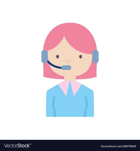 Woman With Headphone Design Royalty Free Vector Image