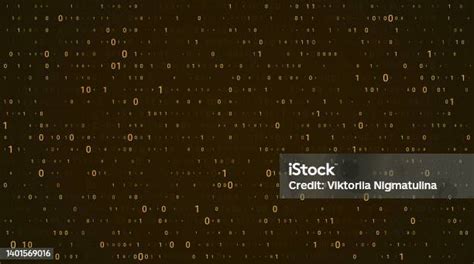 골드 매트릭스 배경 추상 바이너리 코드 0과 하나의 숫자 벽지가 떨어졌습니다 해커톤 및 기타 디지털 이벤트에 대한 사이버 배경 벡터 일러스트 레이 션 3d 효과 노랑에 대한