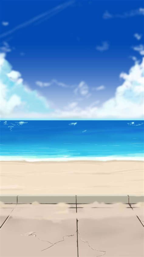 100 Anime Beach Backgrounds