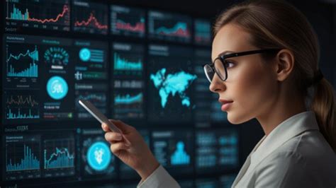 A Data Scientist Using Ai Tools To Analyze Consumer Behavior And Market