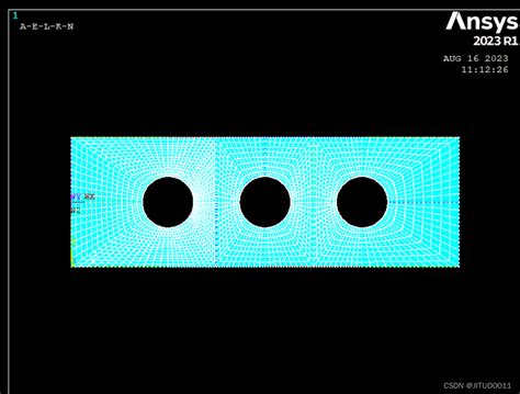 ansys apdl，板开孔命令流 ansys怎么挖孔 csdn博客