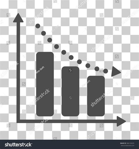 Negative Trend Vector Pictogram Illustration Style Stock Vektorgrafik Lizenzfrei 586124225