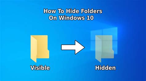 how to hide folders files on windows 10 easiest method 2020 youtube