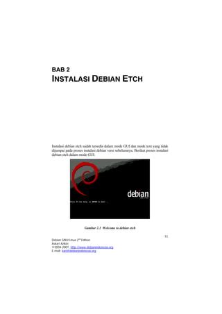 Bab Instalasi Debian Etch PDF
