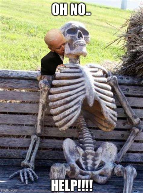 Waiting Skeleton Meme Template