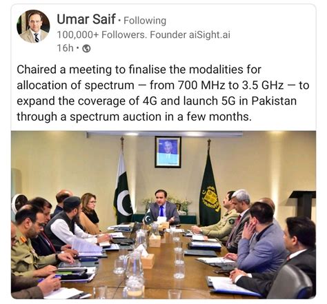 Mustafa Abdullah On Linkedin In The Last Six Months Minster Umar Saif Has Been The Only One To