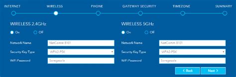 Netcomm NF18Mesh Router Setup Networks