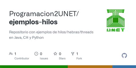 GitHub - Programacion2UNET/ejemplos-hilos: Repositorio con ejemplos de ...