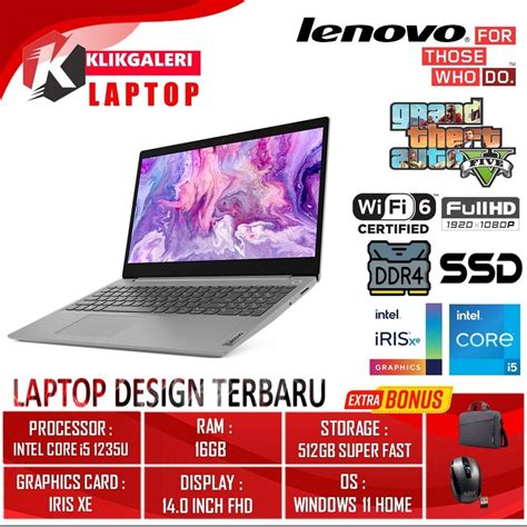 Jual Laptop Design Lenovo Ideapad Slim Intel Core I G Ram Gb Gb Ssd Windows