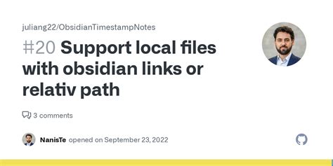 Support Local Files With Obsidian Links Or Relativ Path · Issue 20
