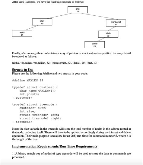 Solved Please Code In Cplease Help Me With Command 5 Of The