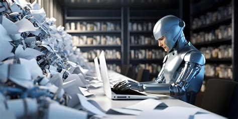 premium photo extracting data from unstructured documents using ai