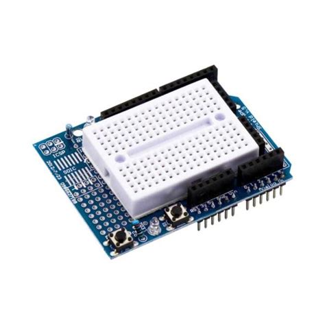 UNO R PROTO SHIELD WITH MINI BREADBOARD TRANSCOM ELECTRONICS