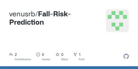 Github Venusrb Fall Risk Prediction