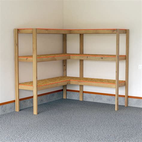 Diy L Shaped Garage Shelves Plans Pdf Guide Corner Shelves Garage